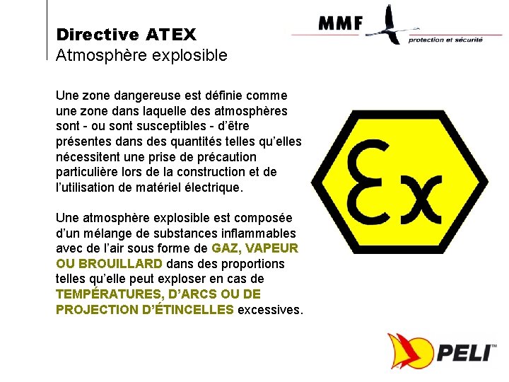 Directives ATEX quipement pour zones explosibles Directive ATEX