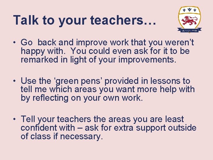Year 11 Raising Attainment Evening English Language and