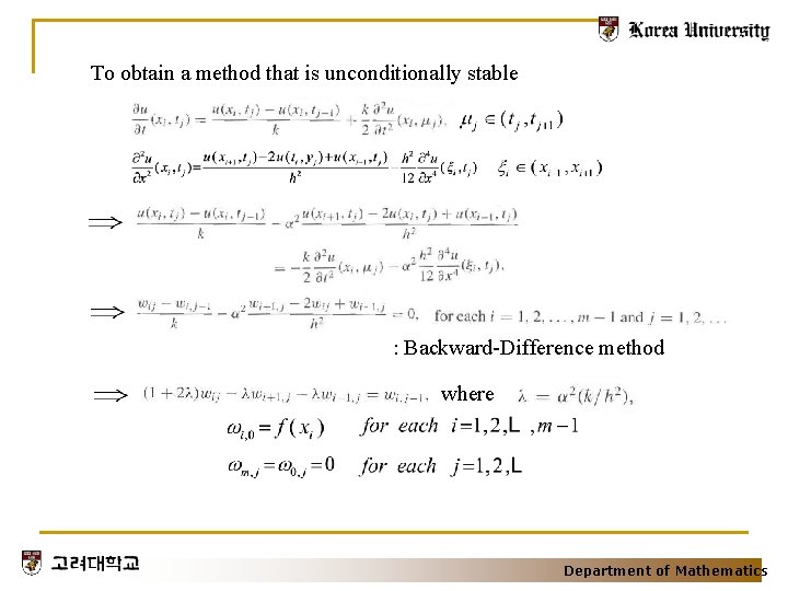 Ch 12 Numerical Solutions to Partial Differential Equations