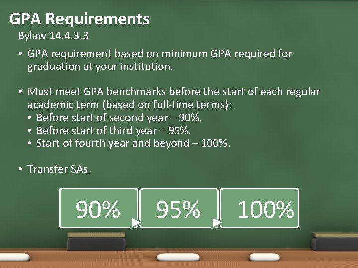 NCAA Division I Academic Certification Progress Toward Degree