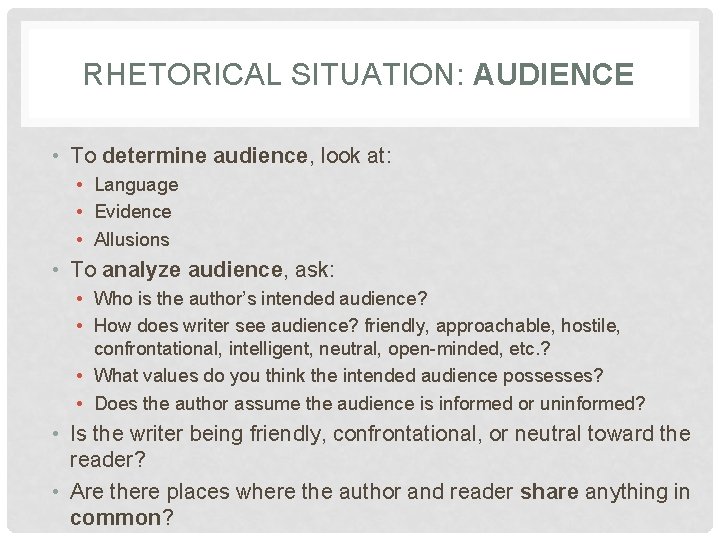 RHETORICAL ANALYSIS KINGS LETTER FROM A BIRMINGHAM JAIL