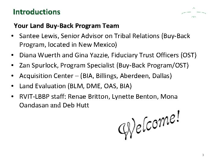 PreOffer Outreach for the Round Valley Indian Tribes