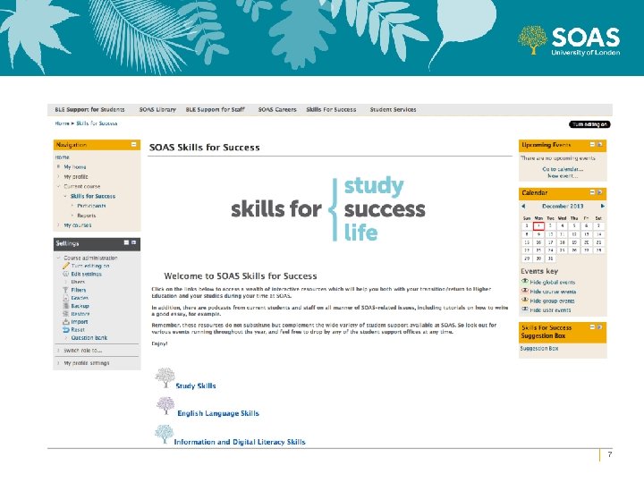 Blended Learning Development at SOAS University of London