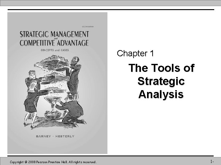 Chapter 1 The Tools of Strategic Analysis Copyright