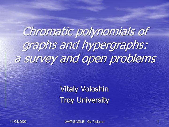 Chromatic polynomials of graphs and hypergraphs a survey