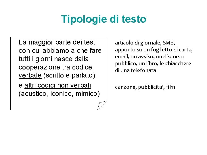 La didattizzazione dei testi con cenni di linguistica