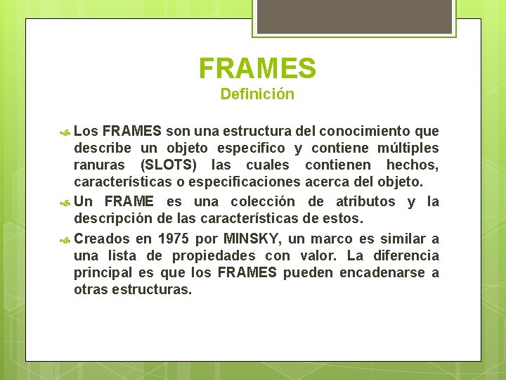 FRAMES Fernando Prez Elkin Barrera Julin Crdenas FRAMES