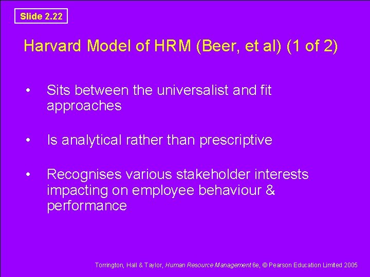 Slide 2 1 Views of Human Resource Management