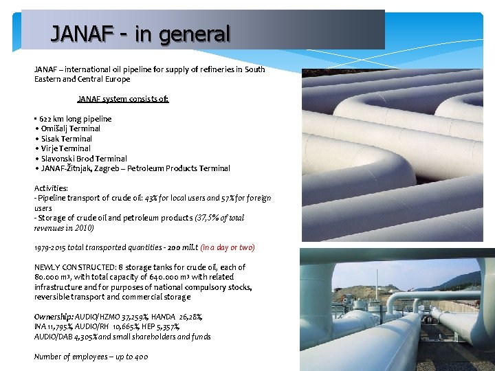 JANAF Workshop Flexibility of JANAF transportation system capacities