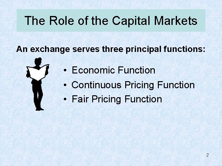 INVESTMENT ANALYSIS PORTFOLIO MANAGEMENT Lecture 2 Dr Shahid