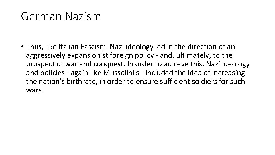 German Italian Expansion 1933 1940 Impact of the