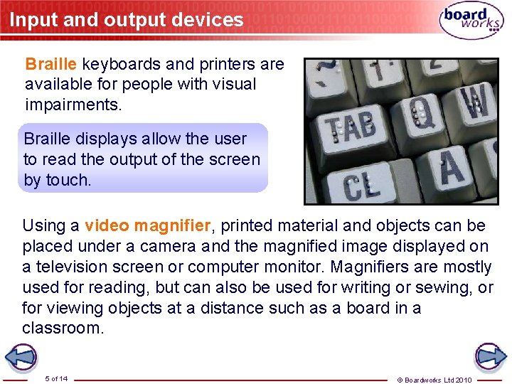 ICT and Disability 1 of 14 Boardworks Ltd