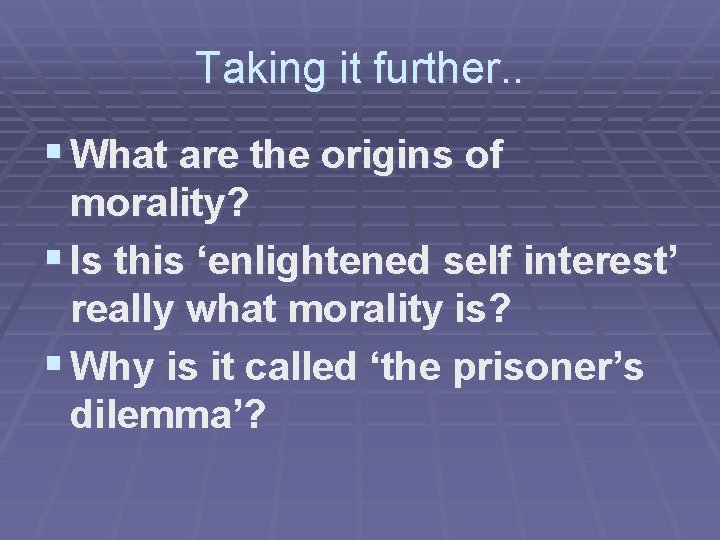 Morality as a Social Contract Why Be Moral