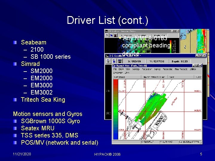HYSWEEP Configuring a System in HYSWEEP HARDWARE Multibeam