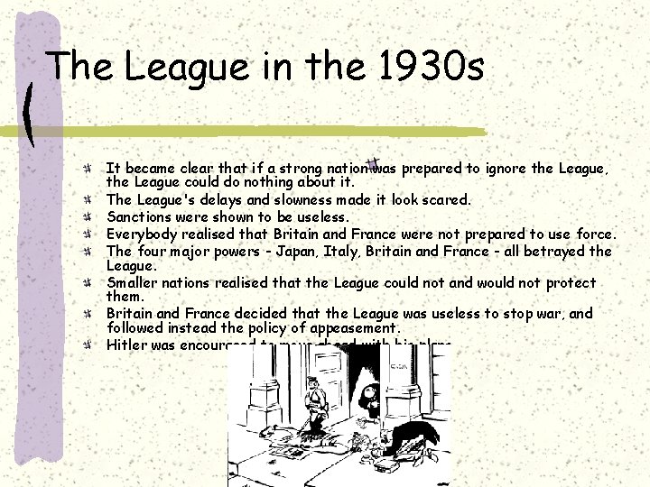 LEAGUE OF NATIONS 1920 1930 League of Nations