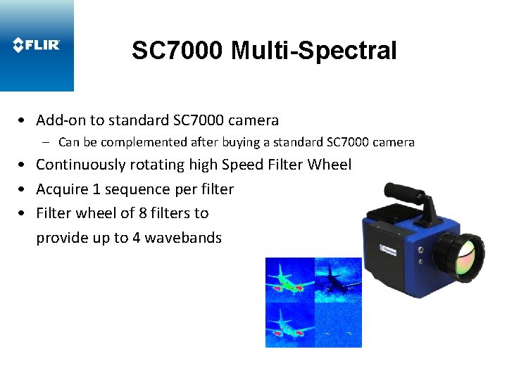 FLIR Array of Products Near Infrared SC 4000