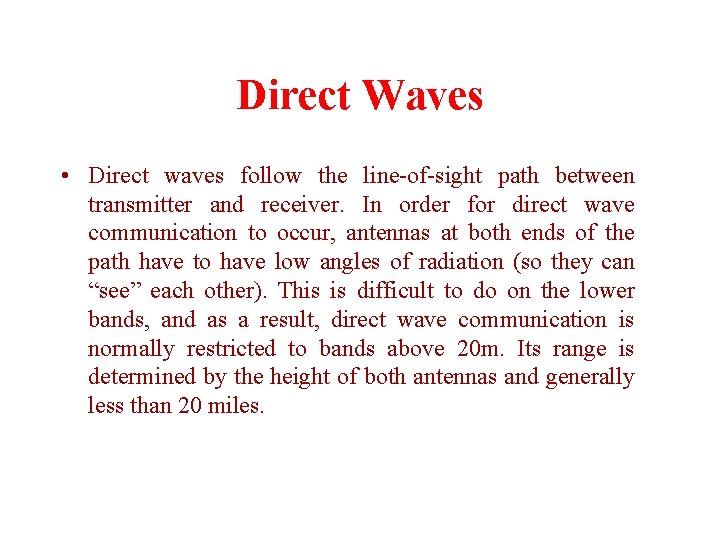 Radio Wave Propagation VLF 3 30 KHz and