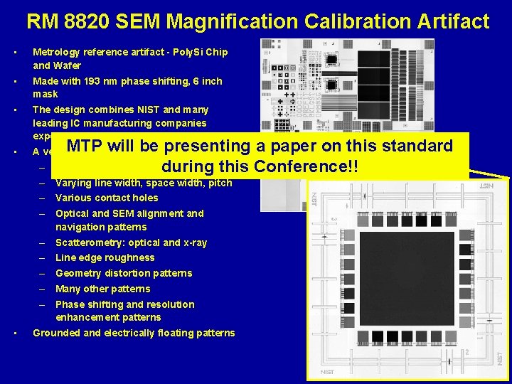 SEM Magnification Calibration Magnification Errors Proper calibration of
