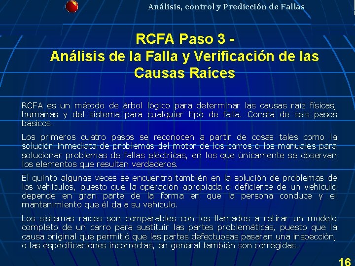 Anlisis control y Prediccin de Fallas Los Pasos