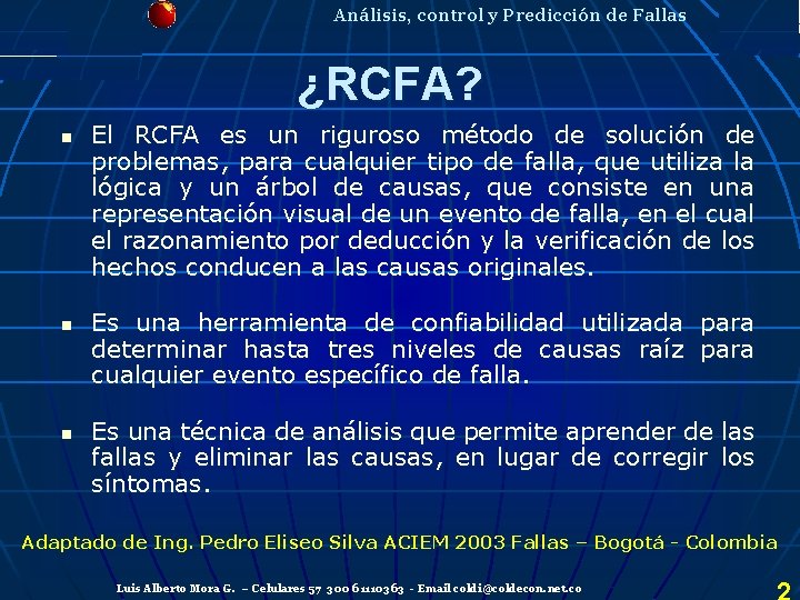 Anlisis control y Prediccin de Fallas Los Pasos