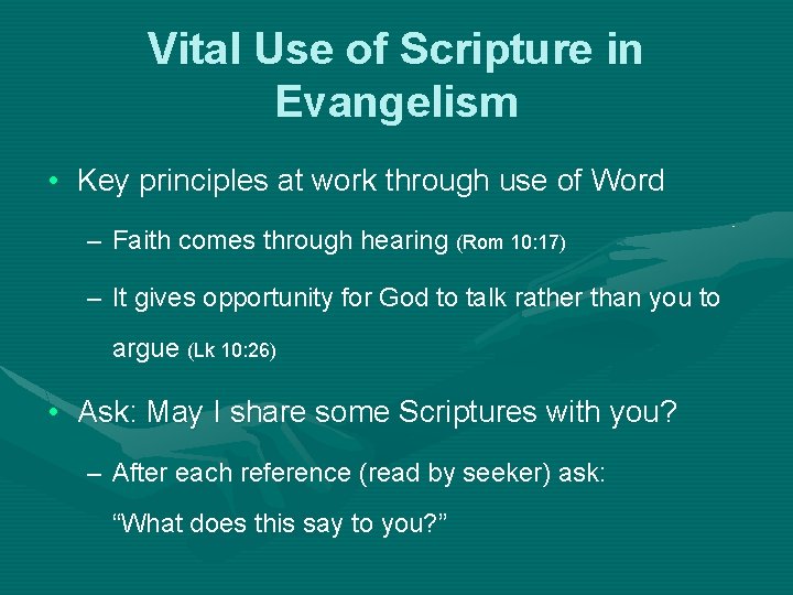 Evangelism Skills for Todays World Classic Models Principles