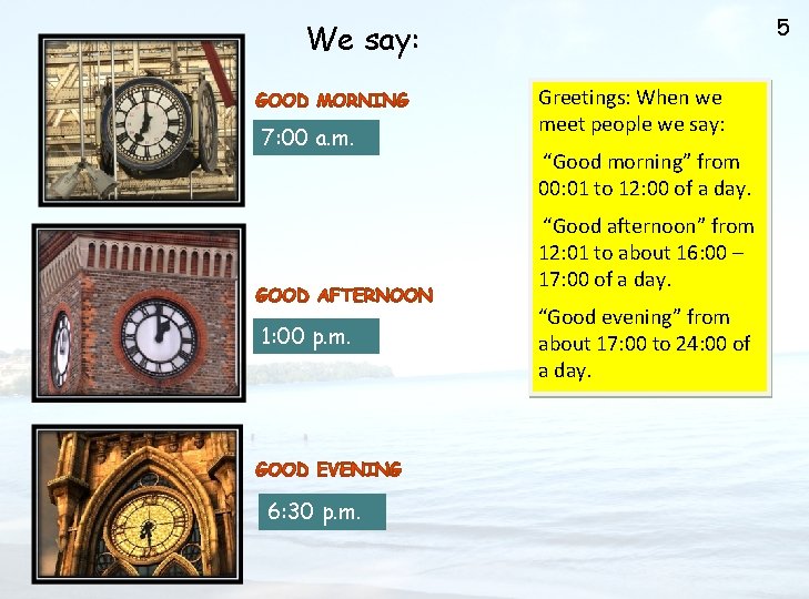 UNIT 1 GREETINGS INTRODUCING AND LEAVETAKING 5 You