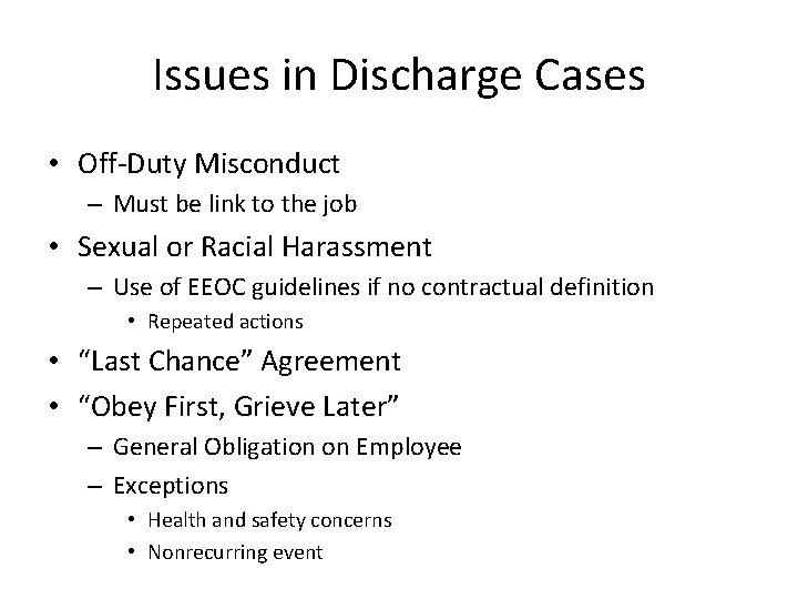 Discipline and Discharge Just Cause Synonyms Cause Proper