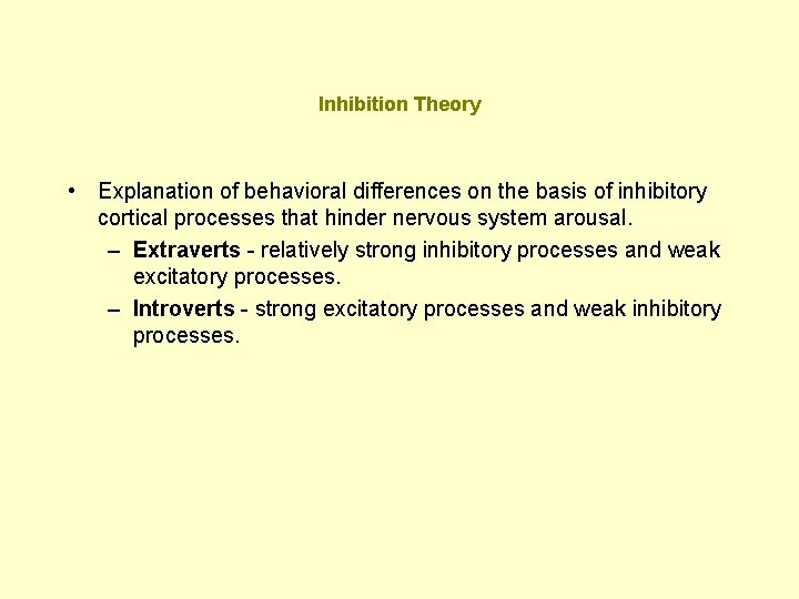 CHAPTER 10 EYSENCKS BIOLOGICAL TYPOLOGY Hans Eysenck 1916