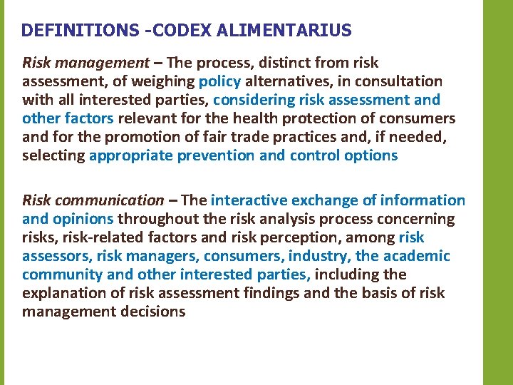 MICROBIAL RISK ASSESSMENT AND MITIGATION WORKSHOP TOWARDS A