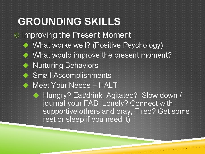 GROUNDING GRIEVING GROWING Heidi VermeerQuist Psy D Licensed