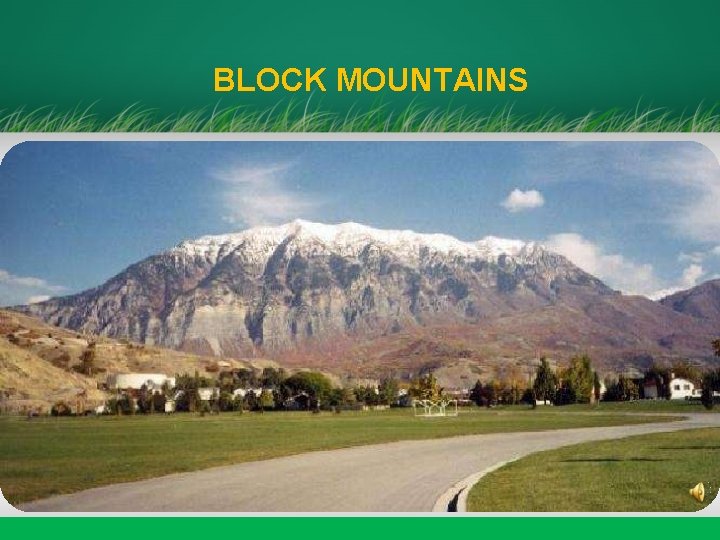 MAJOR LANDFORMS OF THE EARTH Done by ANNATH