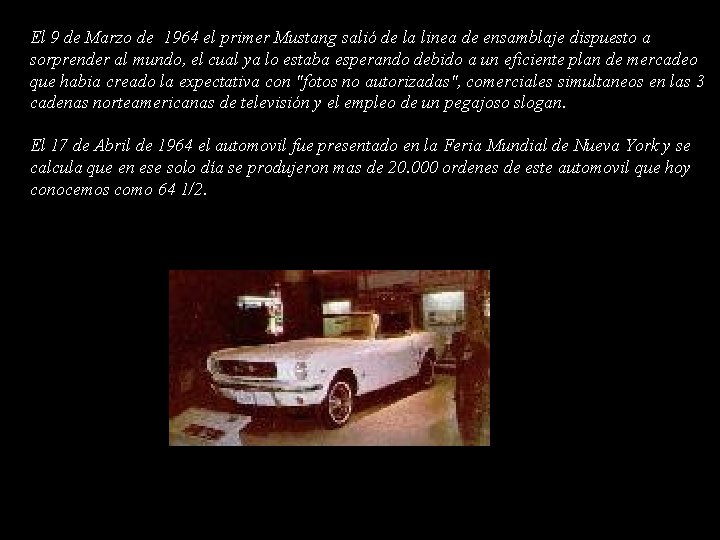 La Historia del Ford Mustang CLIC As que