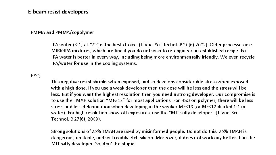 Electronbeam lithography with the Raith EBPG Part 1
