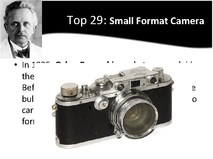 The Top 40 of German inventions Germans have