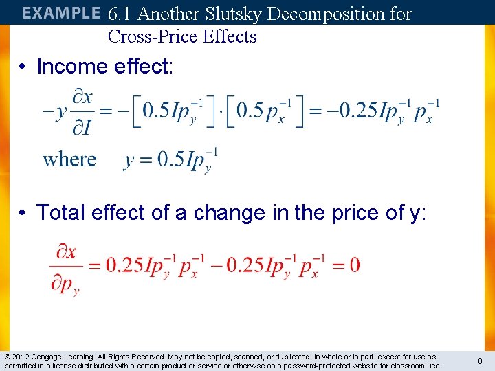 Demand Relationships among Goods Power Point Slides prepared