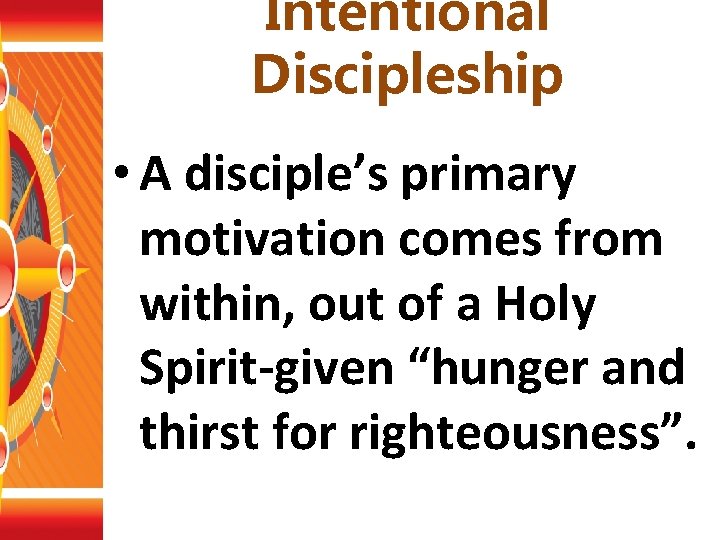 In en ional Discipleship Adapted and Presented by