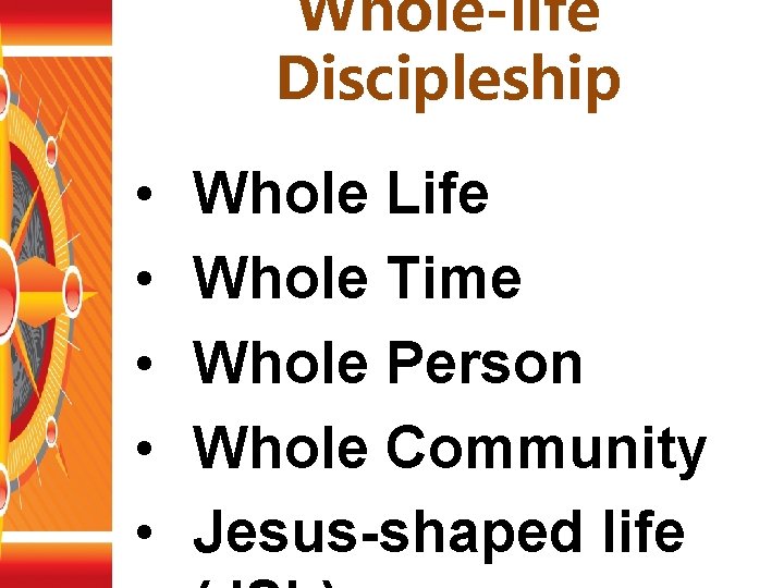 In en ional Discipleship Adapted and Presented by