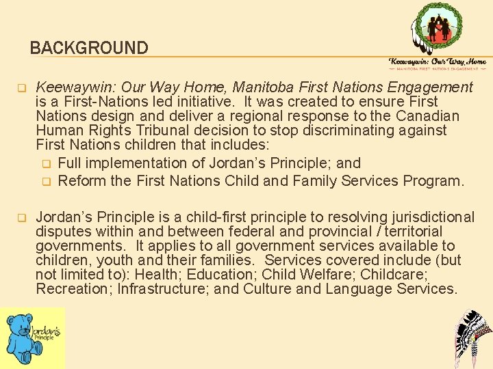 Manitoba First Nations Full Implementation of Jordans Principle