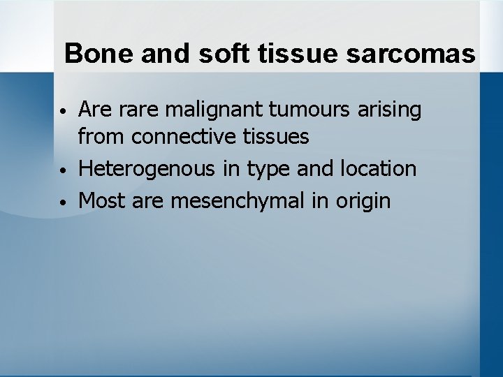 Silent but deadly how to spot a sarcoma