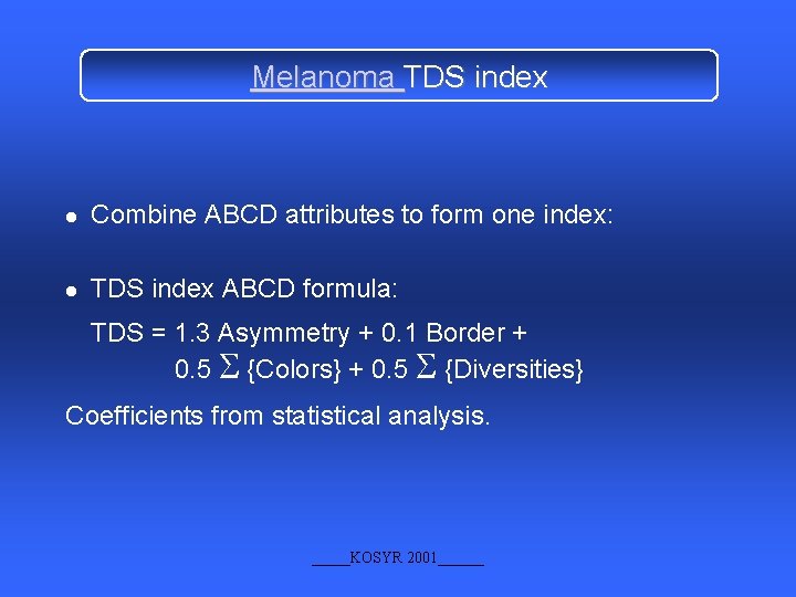 Rules for Melanoma Skin Cancer Diagnosis Wodzisaw Duch