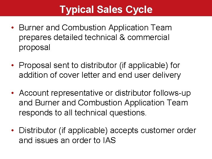 COMPLETE AUTOMATION BURNER MANAGEMENT COMBUSTION APPLICATIONS TEAM ...