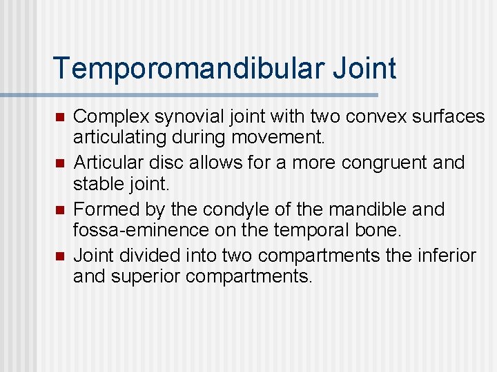 TEMPOROMANDIBULAR JOINT DYSFUNCTION Steve Churchill MPT LATC CSCS