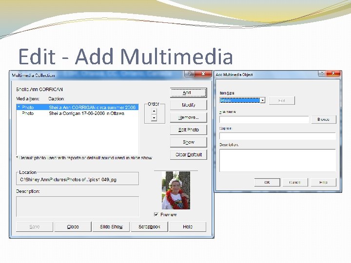 An Introduction into the Usage of Personal Ancestral