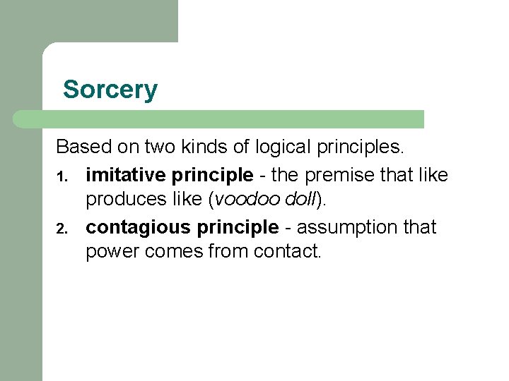 Chapter 14 Religion and World View l l