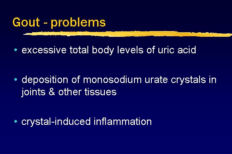 LSU Clinical Pharmacology Drug Therapy of Gout Reginald