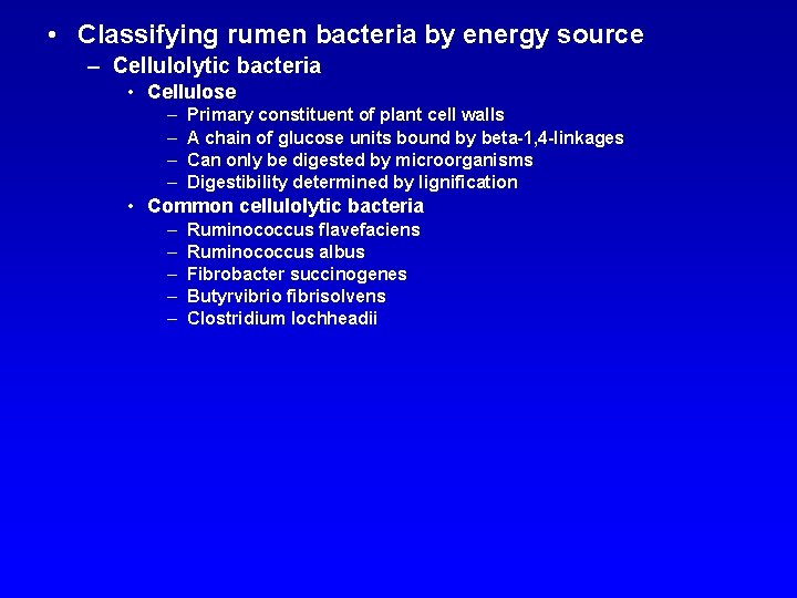 Rumen Microbiology References Church 125 142 153 161
