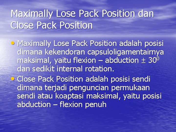 BIOMEKANIK BAHU Pertemuan ke 4 Oleh Sugijanto Disampaikan