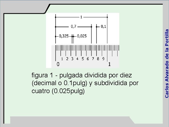 DISPOSITIVOS DE MEDICION Mediciones con vernier en pulgadas