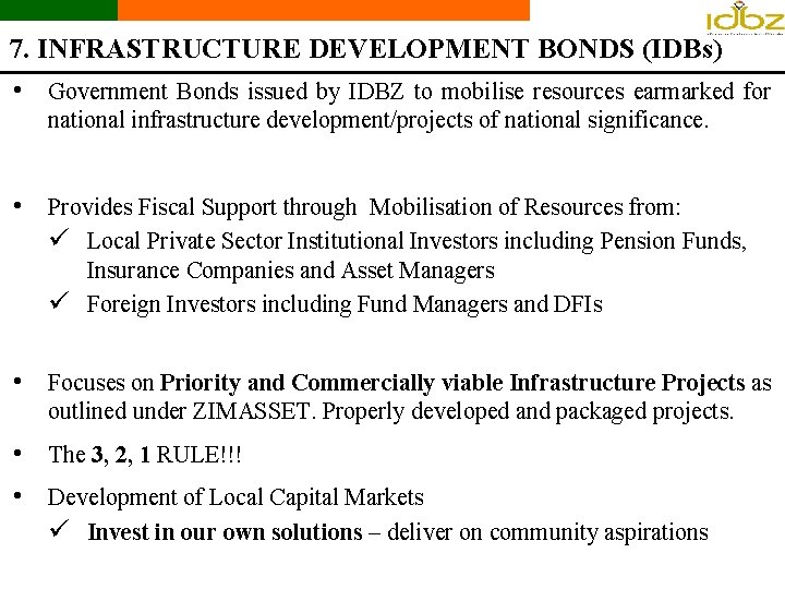 INFRASTRUCTURE INVESTMENTS THE ROLE OF THE INSURANCE SECTOR