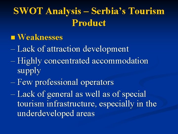 TRENDS AND SKILL NEEDS IN THE TOURISM SECTOR